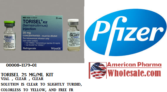 Rx Item-Torisel 25MG/ML KIT-Keep Refrigerated - by Pfizerwye