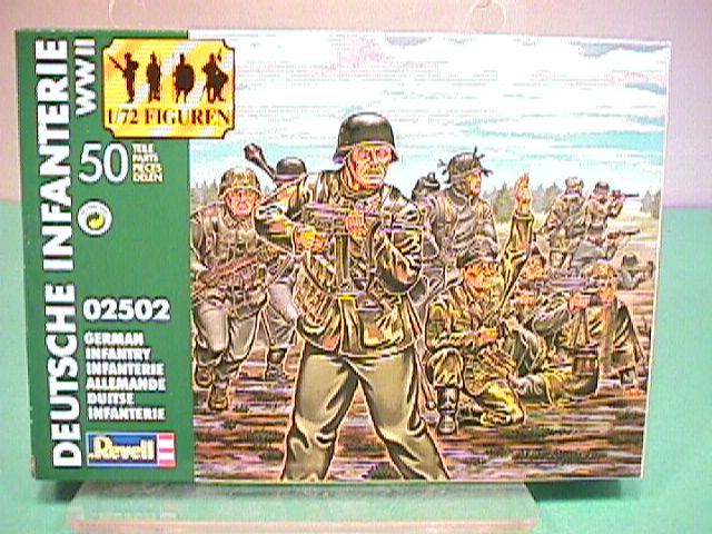 Revell 1/72nd Scale WWII German Infantry Plastic Soldiers Set