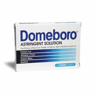 Domeboro Astringent Solution Packet Powder 12