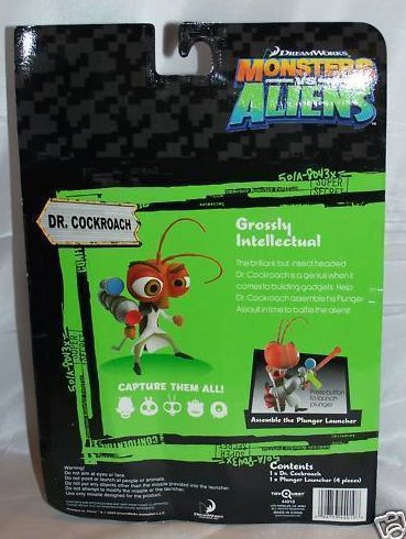 Monsters vs Aliens Dr. Cockroach Action Figure