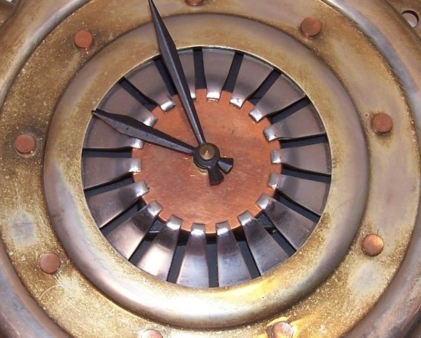 Man Cave Clutch Plate Wall Clock