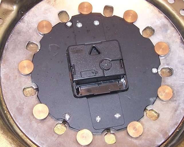 Man Cave Clutch Plate Wall Clock