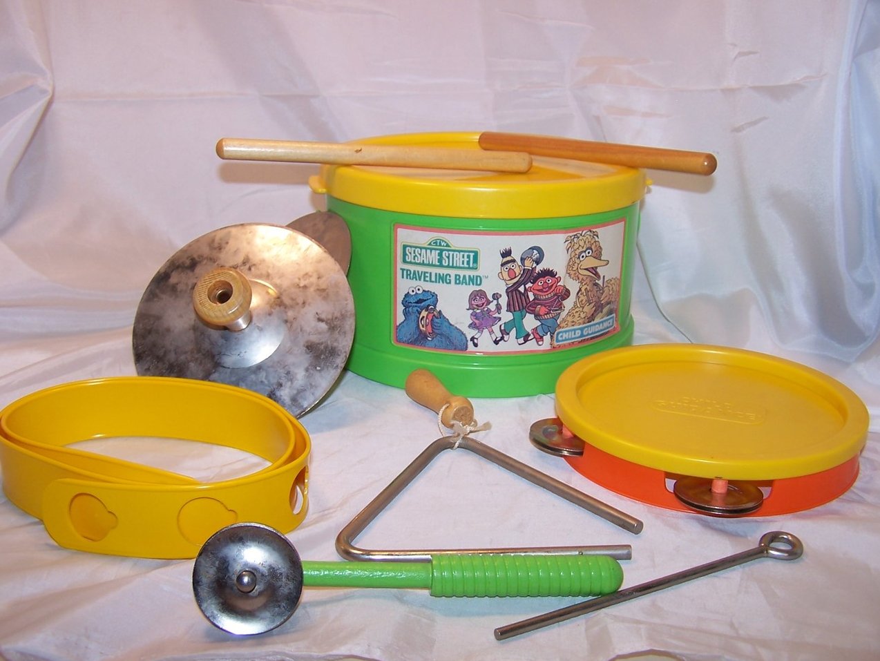 Sesame Street Traveling Toy Band, Child Guidance, Vintage