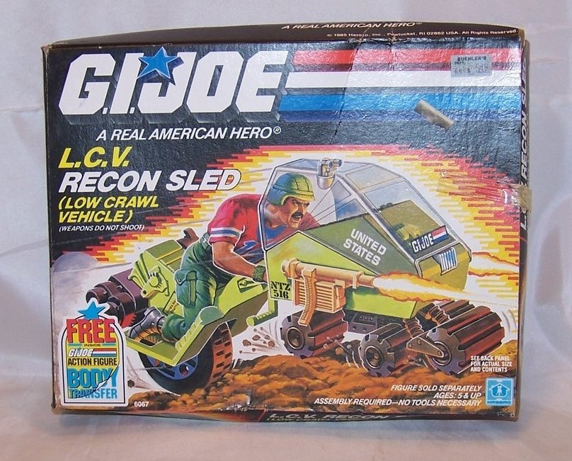 GI Joe L.C.V. Recon Sled Box Only, Hasbro