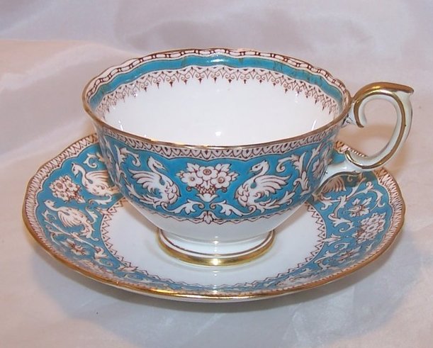 Kitchen & Dining Crown Staffordshire tea cup and saucer Ellesmere Black ...