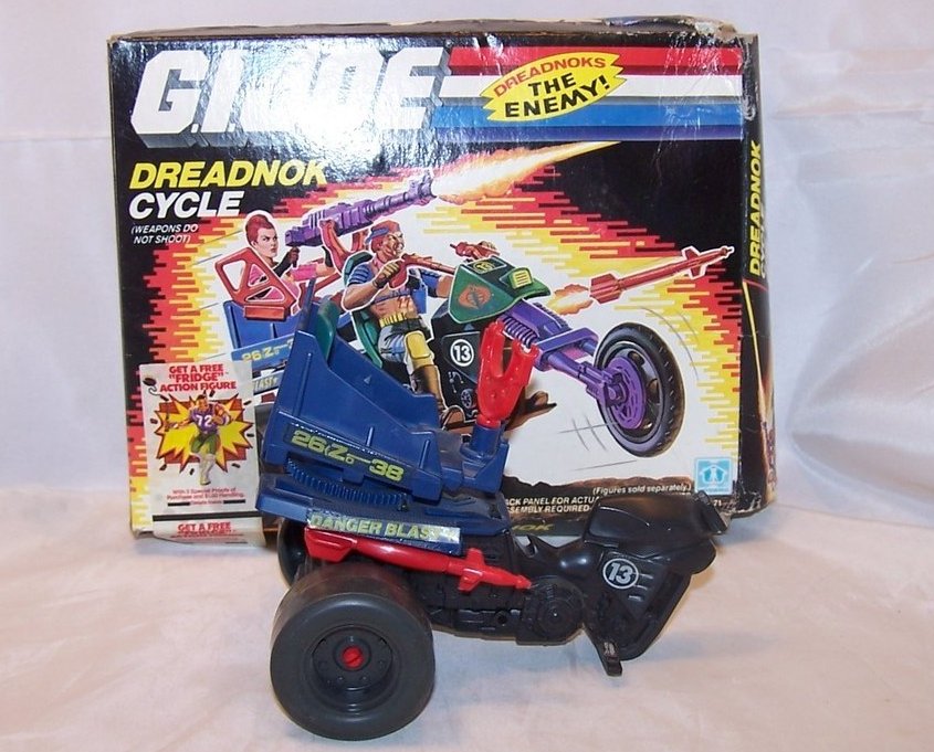 GI Joe Dreadnok Cycle w Box, Hasbro 1987