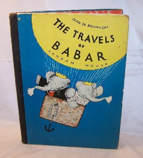 The Travels of Babar, Elephant, Book, First Edition, 1934
