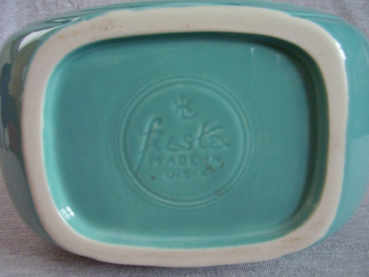 Fiesta Turquoise Large Disk Pitcher Fiestaware Contemporary