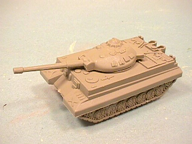 Modern Tan Plastic Army Tank