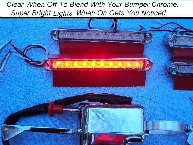 6v Turn Signal Switch With LED Turn Park & Brake Lights