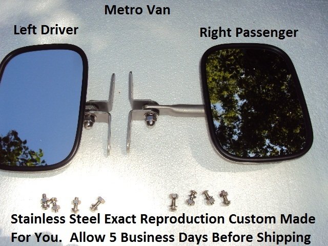 International Metro Van Truck Mirror Assemblies 1 Pair 1938-1975