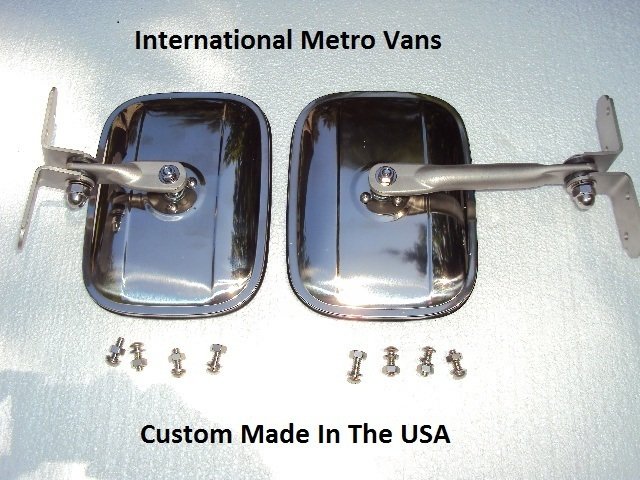 International Metro Van Truck Mirror Assemblies 1 Pair 1938-1975