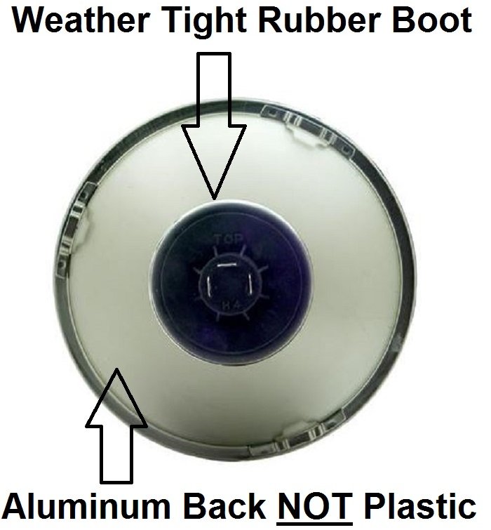 5 3/4'' H4 Maxtel Headlights Set of 4