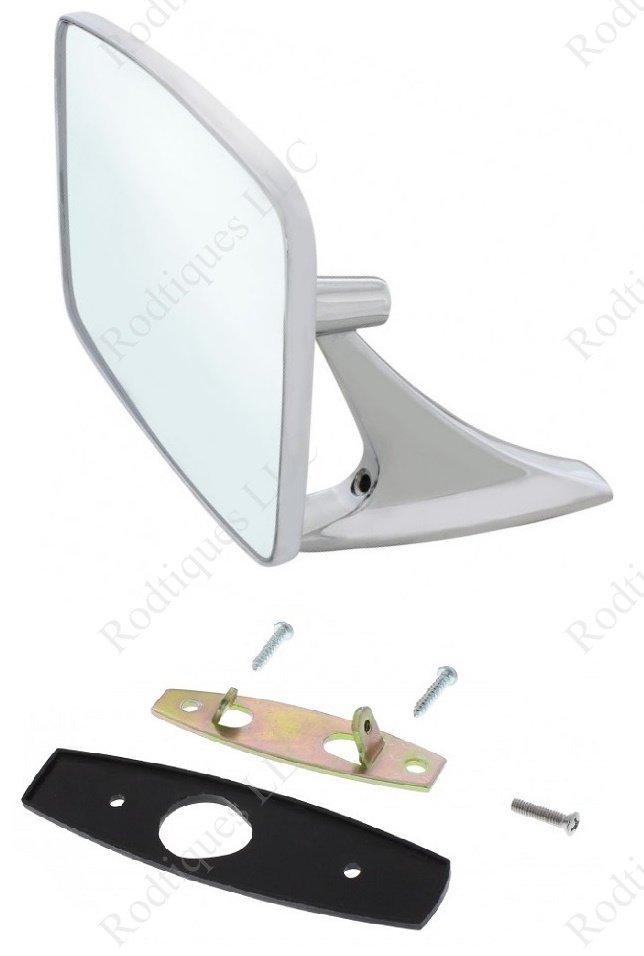 Universal Rectangle Truck Exterior Door Mount Rear View Mirror Gasket ...