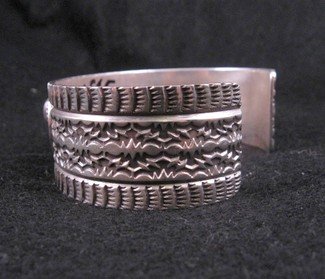 Sunshine Reeves ~ Navajo ~ Turquoise Stamped Cuff Bracelet