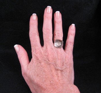 Shane Hendren Navajo Mokume-Gane ''Circle of Life'' Silver & 14K Gold ...