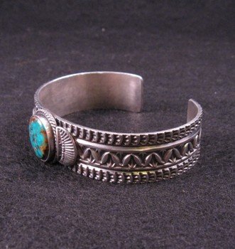 Navajo ~ Sunshine Reeves ~ Old Pawn Style Turquoise Cuff Bracelet