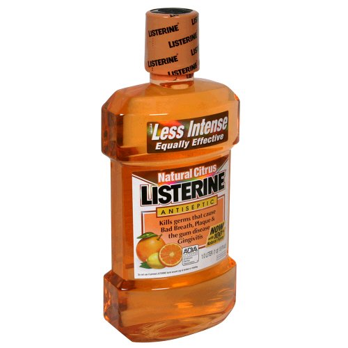 Listerine Natural Citrus Antiseptic Mouthwash 33.8 oz