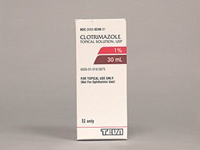 Clotrimazole 1% Solution 30 Ml By Teva Pharma