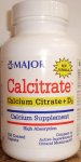 Calcitrate 315 Mg-250 Tab 100 By Major Pharma