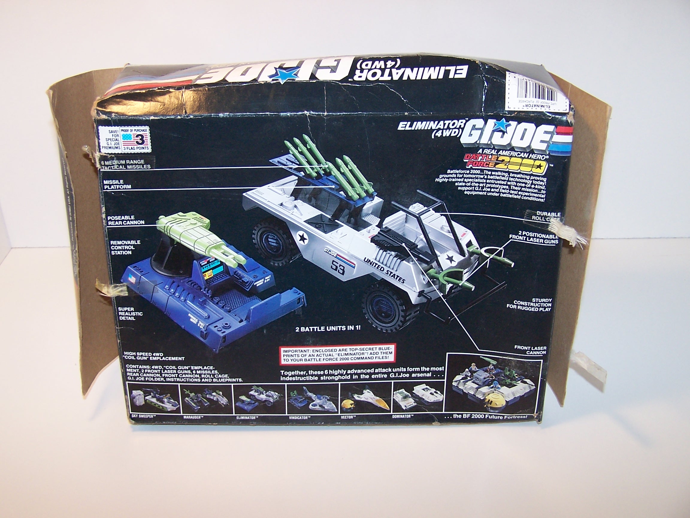 GI Joe Eliminator Box Only, Hasbro