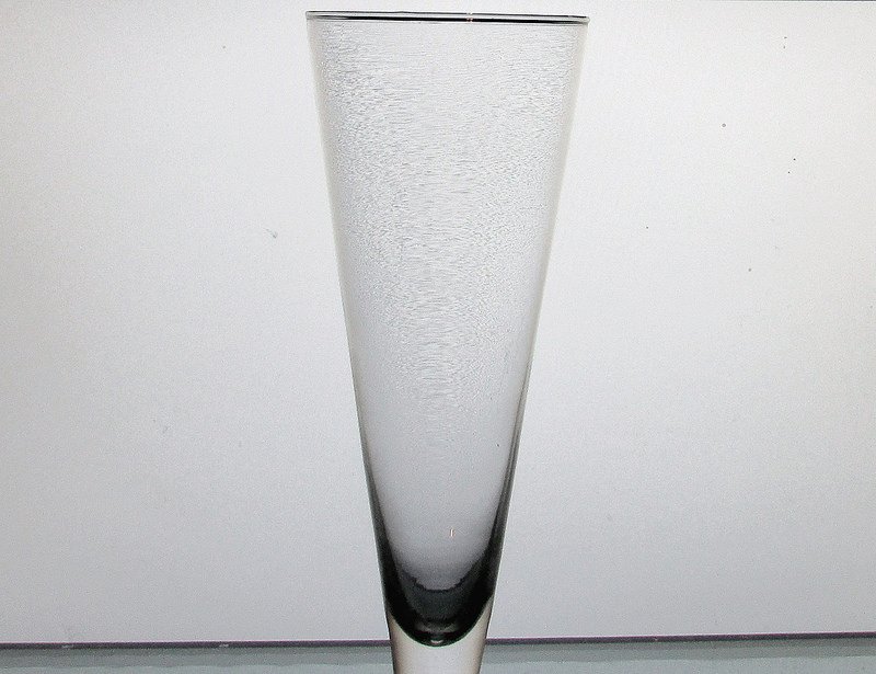 Hanging Cone Wall Vase Vessel Clear 9.25 x 3.75 Clear OOS