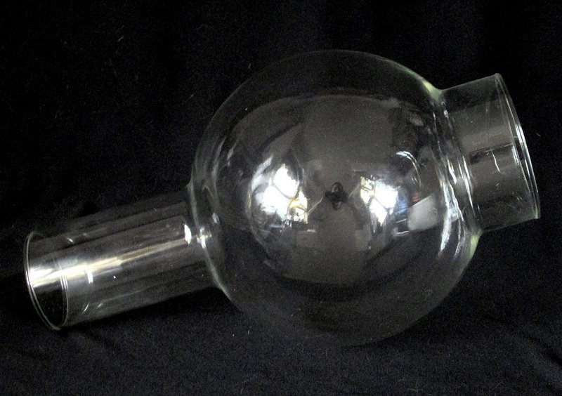 Hurricane Shade Bulbous 3 inch fitter x 10 x 2 Large Ball Chimney OOS