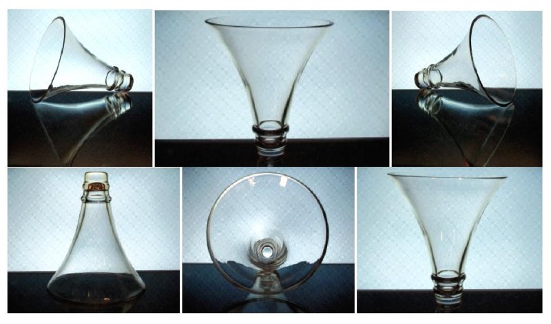 Hanging Cone Vase Candle Holder 8.5 h x 7.25 w for Stand or Chandelier OOS