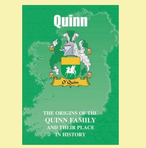 Quinn Coat Of Arms History Irish Family Name Origins Mini Book
