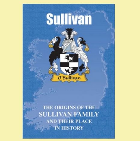Sullivan Coat Of Arms History Irish Family Name Origins Mini Book