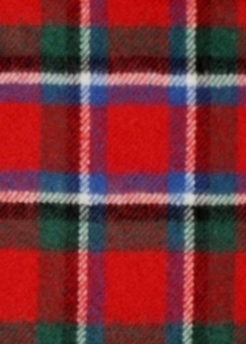 Sinclair Red Modern Tartan Lambswool Fringed Scarf Sinclair Red Modern Tartan Lambswool Fringed Scarf