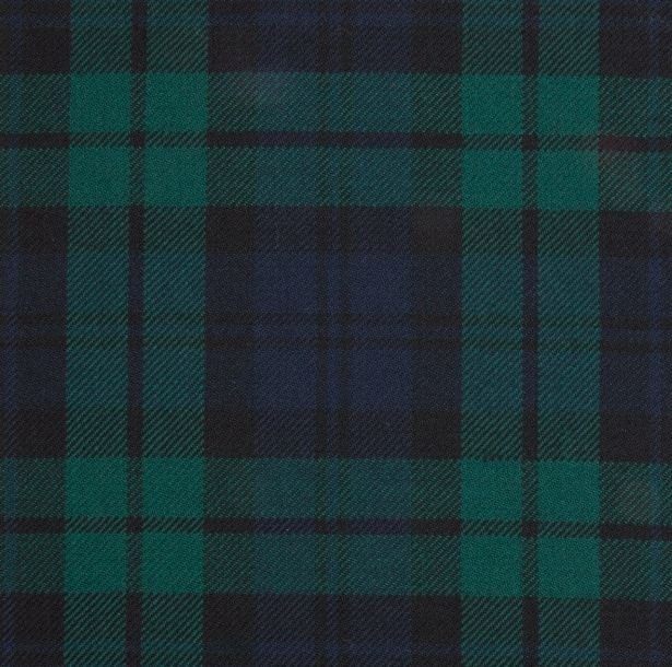 Blackwatch Modern Balmoral Double Width 11oz Polyviscose Tartan Fabric