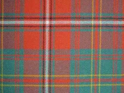 Hay Ancient Tartan 11oz Polyviscose Plaid Fabric Double Width