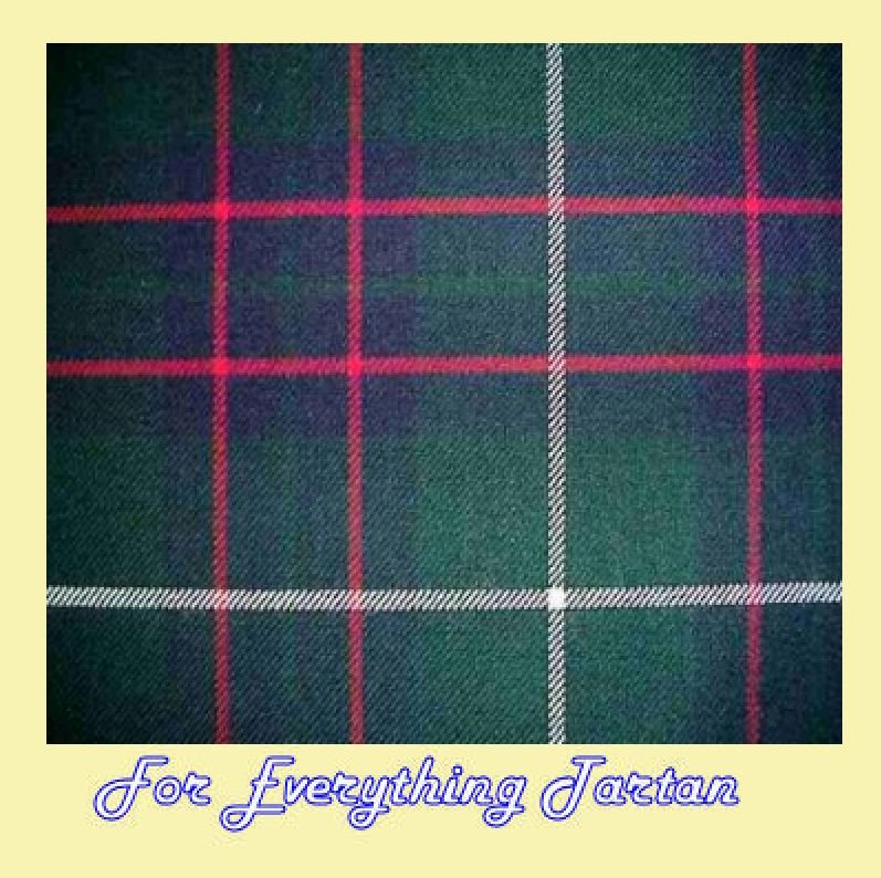 MacIntyre Hunting Modern Tartan Polyviscose Plaid Fabric Swatch