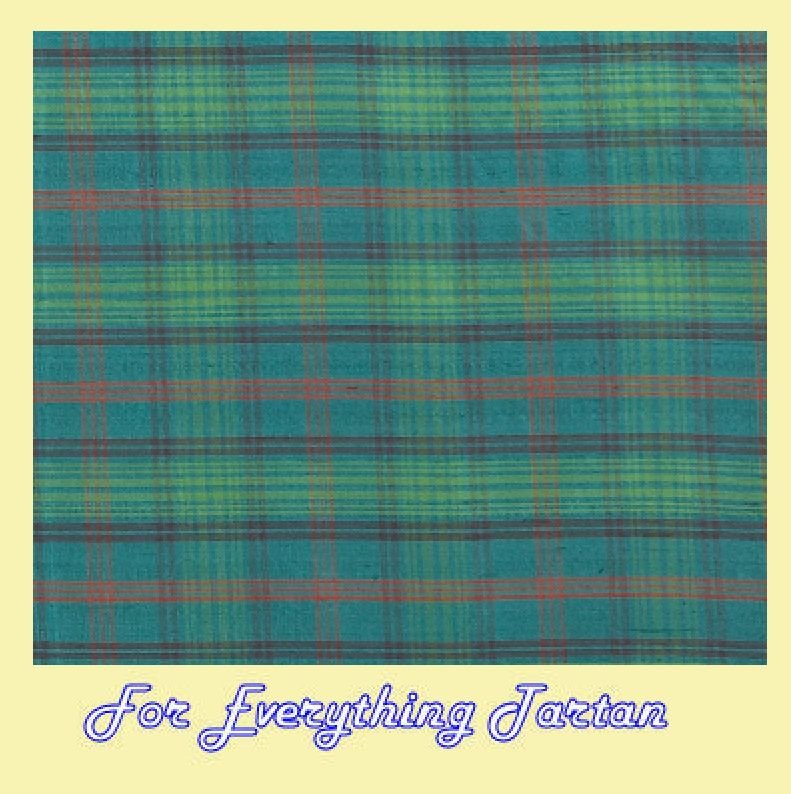 Ross Hunting Ancient Tartan Dupion Silk Plaid Fabric x 1 metre