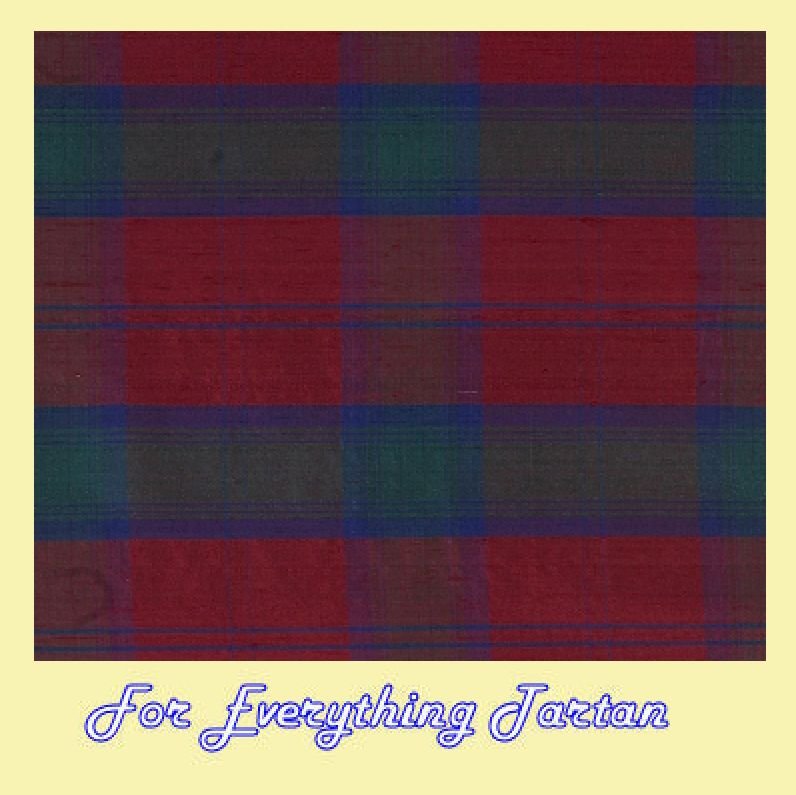 Lindsay Modern Tartan Dupion Silk Plaid Fabric Swatch