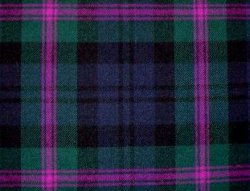 Baird Modern Tartan 10oz Wool Fabric Lightweight Swatch