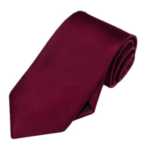 Burgundy Wine Formal Groomsmen Groom Wedding Straight Mens Neck Tie