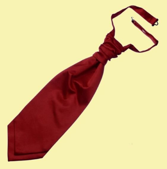 Scarlet Red Formal Groomsmen Groom Wedding Straight Mens Cravat Necktie