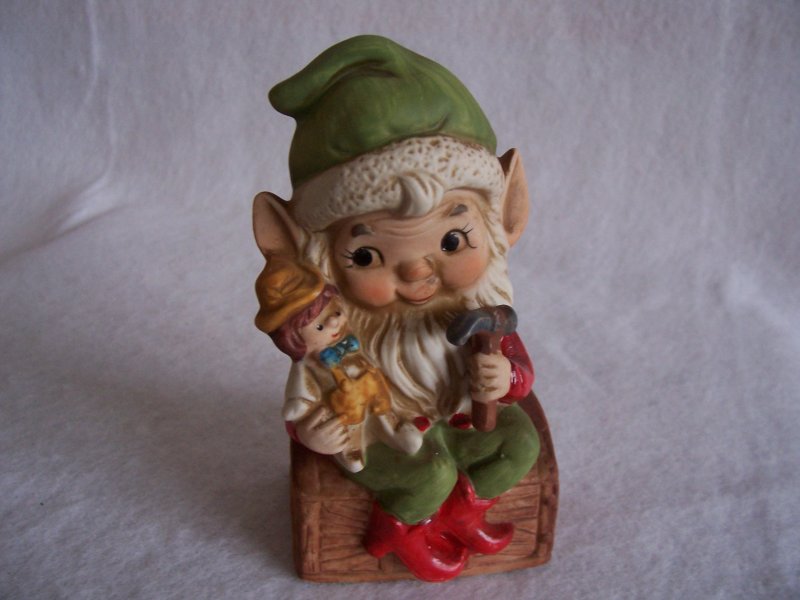 HOMCO Santa Elves 5406 Lot of 3 Holiday Christmas Figurines