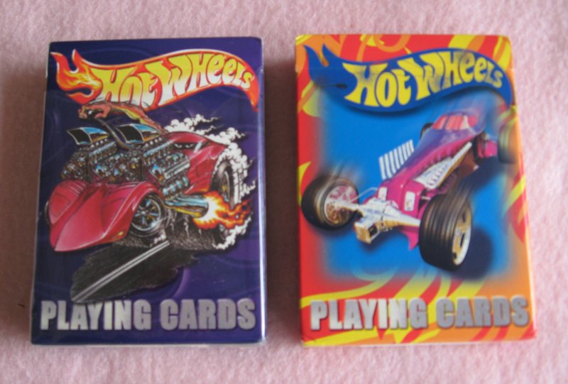 Hot Wheels Playing Cards in Collectible Tin, 2 Decks
