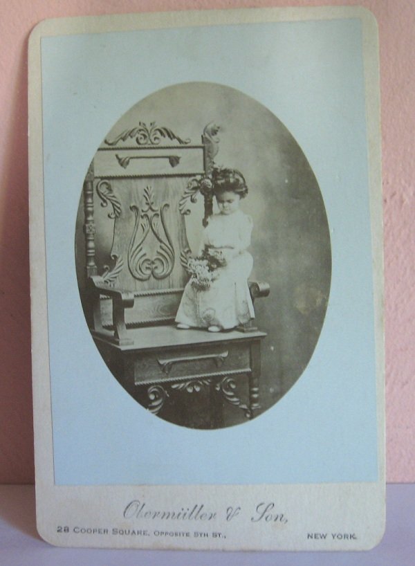 Mlle Coretta, Famous Ringling Circus Midget, Antique Photo