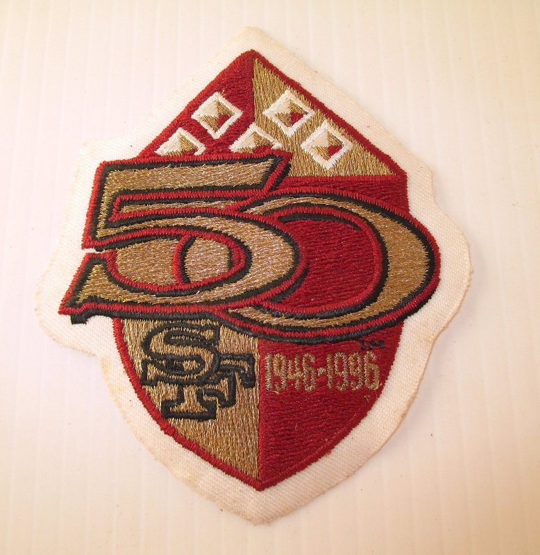 San Francisco 49ers Forty Niners 50th Anniversary Patch