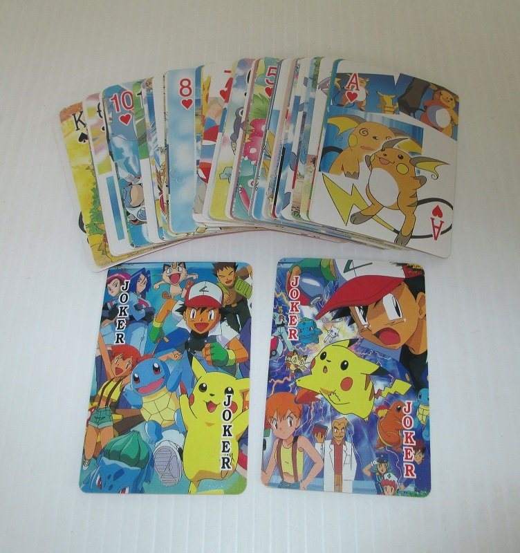 Pokemon Pocket Monsters Playing Cards Standard Deck w Jokers