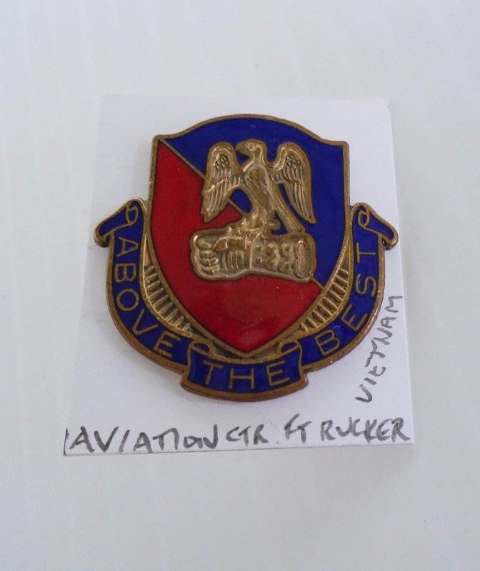 1 Aviation Center, Fort Rucker Alabama, Vietnam Insignia Pin