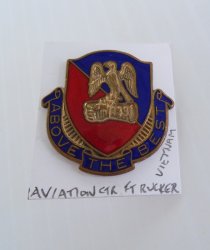 1 Aviation Center, Fort Rucker Alabama, Vietnam Insignia Pin
