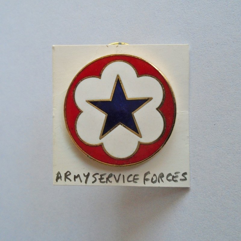 1 Service Forces Insignia Crest Pin, U.S. Army