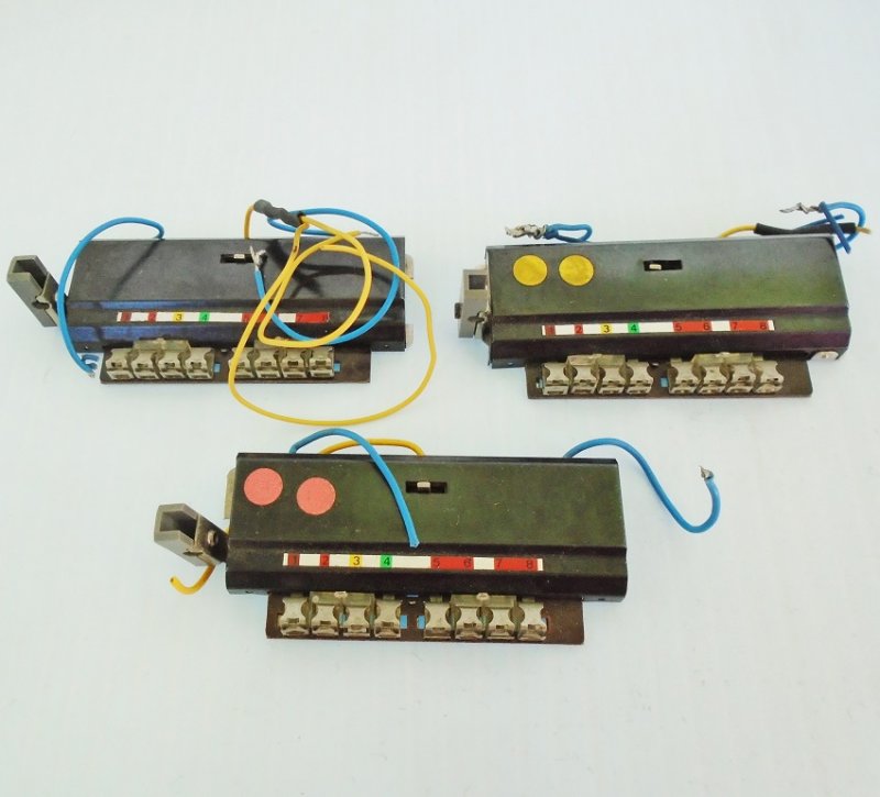 Marklin 7245 Remote Control Switch 8 Port HO Scale, 3 pcs