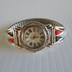 Collezio Silvertone Southwest Style Ladies Watch, Vintage