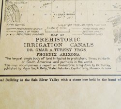 Phoenix Arizona, SRP Salt River Project, 4 maps, 1929 1960s